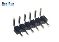 China Tin Plating Nickel Pin Header Connector UL94V-0 Solder VCD DVD Single Row for sale