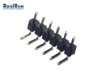 China Tin Plating Nickel Pin Header Connector UL94V-0 Solder VCD DVD Single Row for sale
