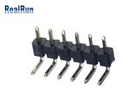 China Tin Plating Nickel Pin Header Connector UL94V-0 Solder VCD DVD Single Row for sale