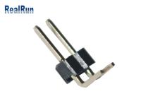 China Oxidation Resistance Right Angle Pin Header PA6T H2.5mm Single Row for sale