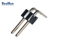 China Oxidation Resistance Right Angle Pin Header PA6T H2.5mm Single Row for sale