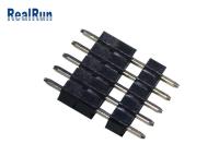 China 5P Brass Plastic THT Pcb Solder Connector Straight Dip Pin Header PBT LCP for sale