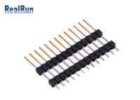 China Gold Tin Plating PA6T Straight Header Connector 13P Dual Plastic PBT for sale