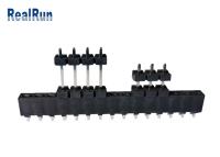 China PBT LCP Pcb Header Connector Single Row Au Tin 3.96mm Pitch DC500V for sale