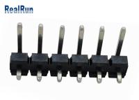 China Black 7A LCP Brass Pcb Header Connector 90 Degree Bend PA6T Insulator for sale