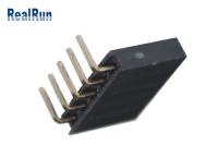 China 3.0A Brass Female Header Connector 90 Degree 500VAC Through Hole For LCM LED for sale