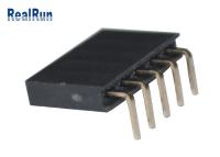 China 3.0A Brass Female Header Connector 90 Degree 500VAC Through Hole For LCM LED for sale