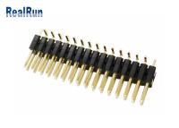 China PA6T GF Pin Header Connector LCP PBT Dual Row H5.0 Vertical SMT For LCM LED for sale
