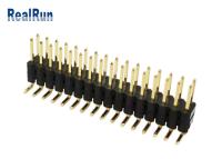 China PA6T GF Pin Header Connector LCP PBT Dual Row H5.0 Vertical SMT For LCM LED for sale