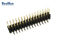 China PA6T GF Pin Header Connector LCP PBT Dual Row H5.0 Vertical SMT For LCM LED for sale