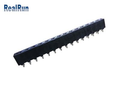 China LCP Smt Header Connector DC500V Dip Welding 1*15P Tin Plating PBT PA6T for sale