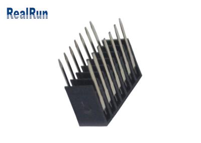 China PA6T Female Header Connector LCP Brass Single Row Right Angle 1×7P for sale