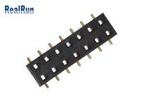 China Brass PA6T  Female Header Connector  2×7 SMT H3.5 500VAC With Post Cap for sale