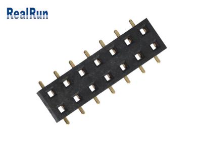 China Brass PA6T  Female Header Connector  2×7 SMT H3.5 500VAC With Post Cap for sale