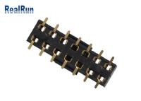 China Brass PA6T  Female Header Connector  2×7 SMT H3.5 500VAC With Post Cap for sale