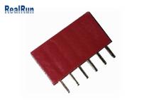 China PA6T PBT Female Header Connector DC500V 1×6P Dip LCP Brass for sale