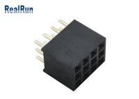 China PA6T Brass Female Header Connector PBT UL94V-0 Three Row Y Terminal DC1.5A for sale