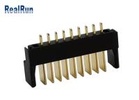 China 9P Male Battery Cell Holder Nylon Phosphor Bronze Gold Plated 500VAC for sale