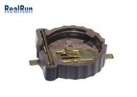China 500VAC Coin Cell Battery Holder Brass SMT Straight CR1220-2 Series LCP for sale