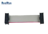 China 2×5 Header IDC Flat Cable ISO9001 2.54mm Pitch PA6T For PCB Board for sale