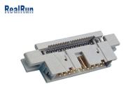 China 2×8P Ejector Header Connector LCP PBT 2.54 Idc With Shrouded Crimp Wire for sale