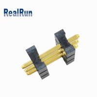 China PBT LCP Double Layer Pin Header Gold Plated 3 Pin SQ1.14 Connector L16.8 for sale