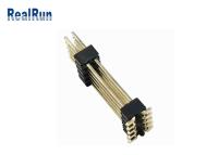 China Dual Layer Pin Header Connector DC500V Horizontal SMT PA6T for sale