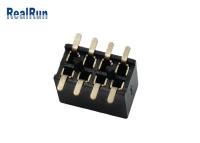 China 500VAC PA6T Female Header SMT Connector 2*4p Gold 1u