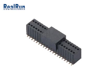 China PA9T LCP Female Header Connector 500VAC SMD H5.7 2×20P PBT Brass for sale