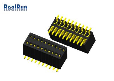 China PA6T LCP Female Header Connector 20P PBT Au 1μ