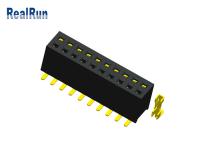 China 1.27 Mm Pitch Female Header Socket Double Row SMT 20 Pin Female Header for sale