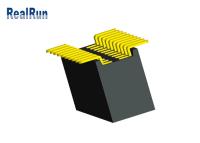 China PA6T 20P Female Header Connector UL94V-0 U Terminal PCB Board To Board Connectors for sale