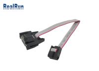 China 2x3P IDC Header IDC Flat Cable IDC Male Female Connectors Wire Harness Cable for sale