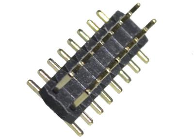 China SMT SMD Type 2.0 Mm Pitch Header 2*8P PA6T PA9T PBT Black Tin Plated For PCB for sale