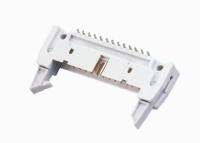 China IDC Ejector 6-64P 2.54 SMT Male Header Connector Long Latch Shrouded Header Connector for sale