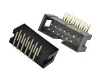 China 2x6 IDC Header Male Box Header Connector 2.54 Pitch Right Angle SMT Connector for sale