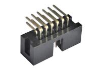 China 2x6 IDC Header Male Box Header Connector 2.54 Pitch Right Angle SMT Connector for sale