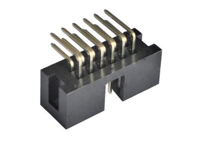 China 2x6 IDC Header Male Box Header Connector 2.54 Pitch Right Angle SMT Connector for sale