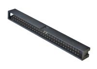 China PA6T Black Straight Box Header Connector H9.0 Gold Flash PCB 2X32P Male Header for sale