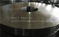 China C50 AISI1050 Carbon Steel Forged Ring Hot Rolled Cylinder Forged Disc / Pipe for sale