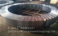 China S355J2G3 Carbon Steel Forgings S355J2 , Pressure Vesel Forged Steel Ring for sale
