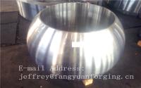 China Spherical Size Rough Turned Valve Forging ASTM A105 F304 F316 F51 F53 F60 for sale