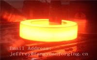 China St52-3 Forged Steel Rings Hot Rolled Sleeve Forged Cylinder 3000mm Length for sale