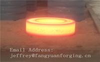 China St52-3 Forged Steel Rings Hot Rolled Sleeve Forged Cylinder 3000mm Length for sale