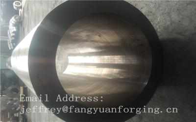 China St52-3 Forged Steel Rings Hot Rolled Sleeve Forged Cylinder 3000mm Length for sale