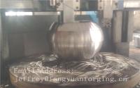 China Spherical Size Rough Turned Valve Forging ASTM A105 F304 F316 F51 F53 F60 for sale