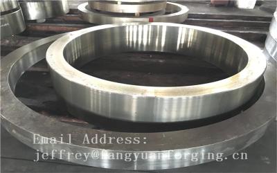 China Pressure Vessel Stainless Retain Forged Steel Rings Heat Treatment for sale