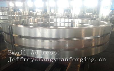 China DIN JIS Stainless Rolled Steel Rings Heat Treatment And Machined for sale