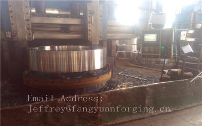 China 4140 42CrMo4 Rolled Forged Steel Rings Q+T High Hardness For Concrete Mixer Truck for sale