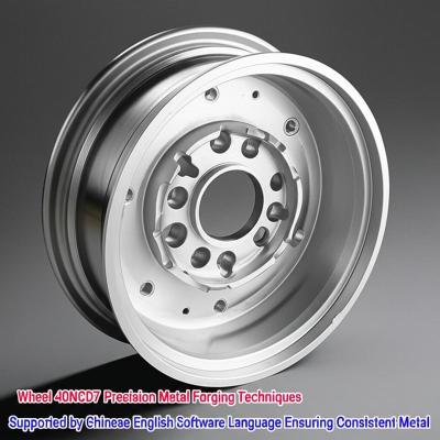 China Wheel 40NCD7 Precision Metal Forging Techniques Supported by Chinese English Software Language Ensuring Consistent Metal for sale